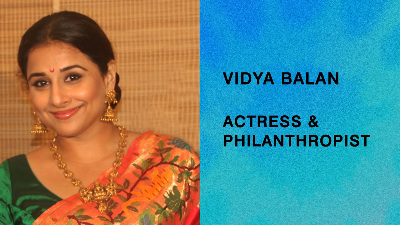 Vidya Balan in conversation with The CSR Journal (Full Interview) - YouTube