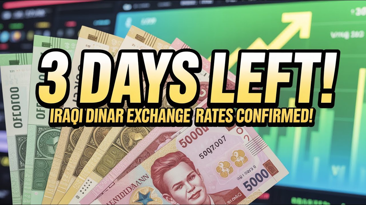⏳ 3 Days Left! Iraqi Dinar Exchange Rates CONFIRMED 🔥 What You Need to ...