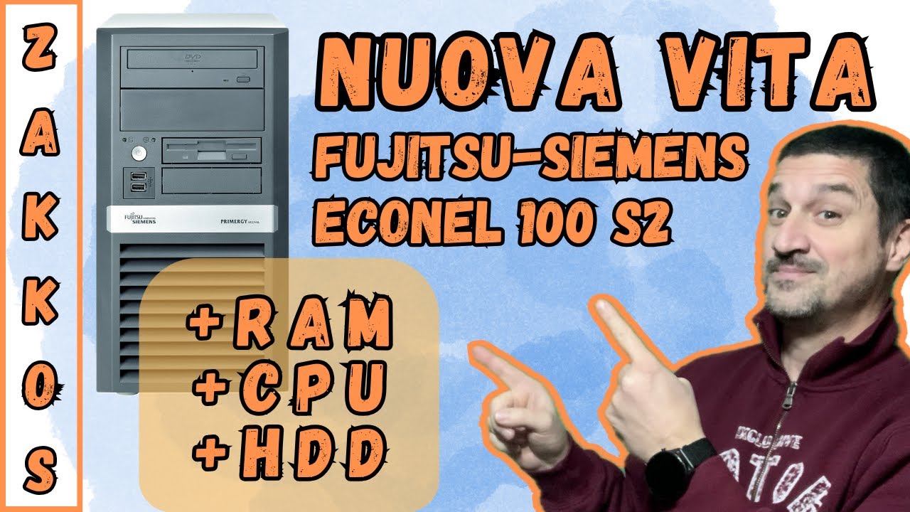 Upgrade Fujitsu Econel 100 S2 - Ep.3 - CPU, DDR ECC, Dischi SAS - YouTube