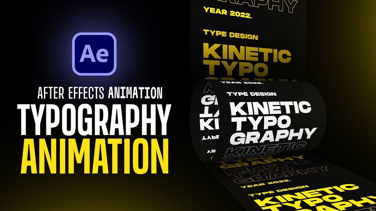 Kinetic Typography Animation Video In After Effects Tutorials .# ...