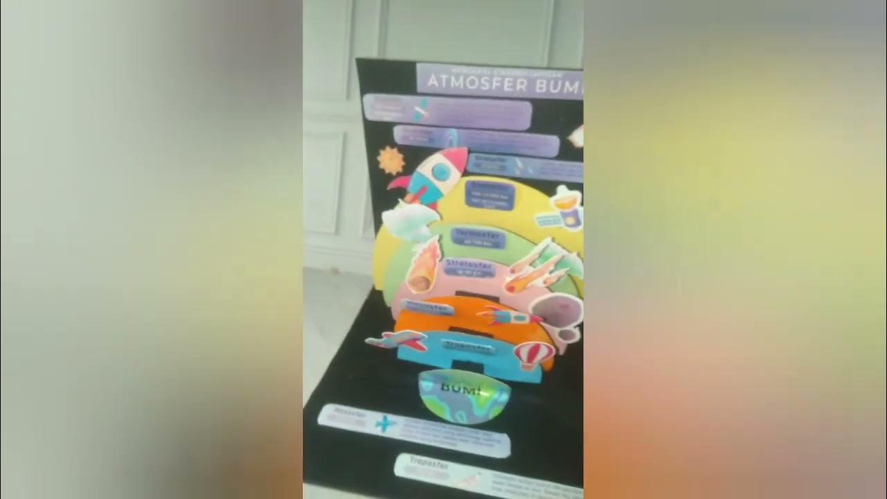 Wow keren guys, pop-up book DIY tentang lapisan atmosfer dari mainan kardus - YouTube
