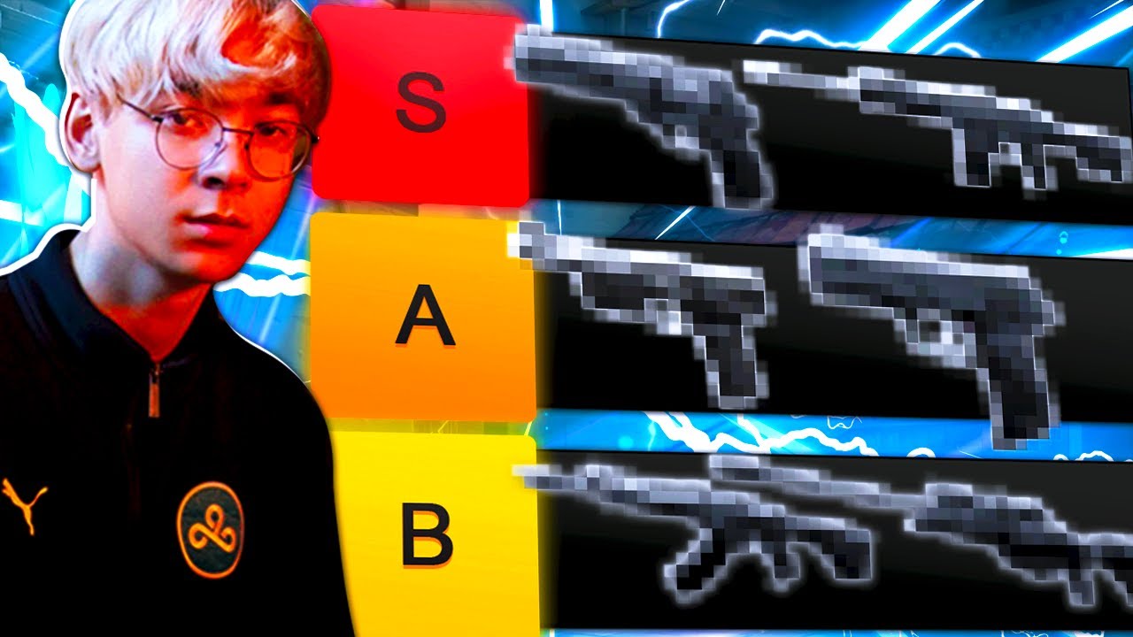 TenZ WEAPON TIER LIST | COMPETITIVE VALORANT - YouTube