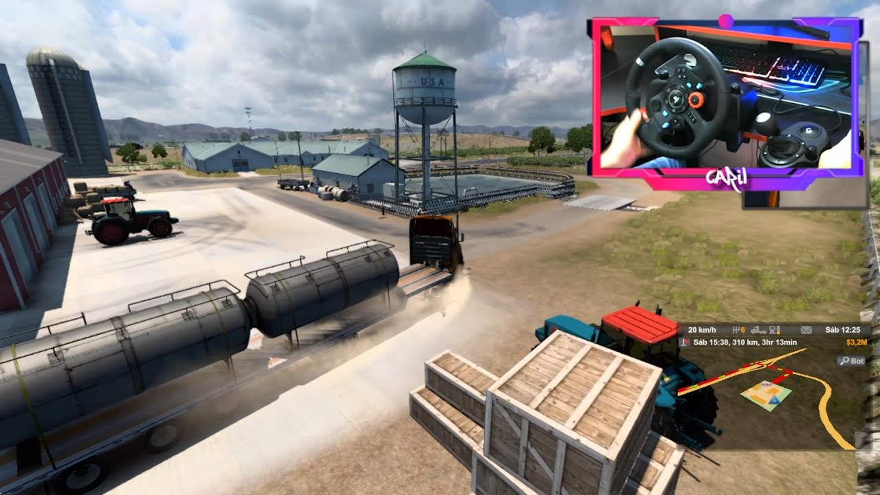 Delivary Reservoir Tank - American Truck Simulator | Logitech G29 ...