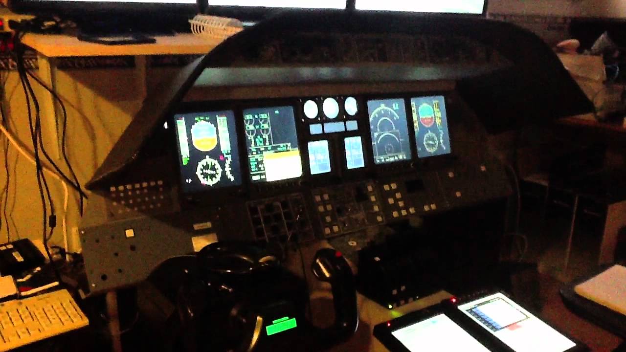 Learjet 45 Home Cockpit Build Update Aug 8 2012 - YouTube