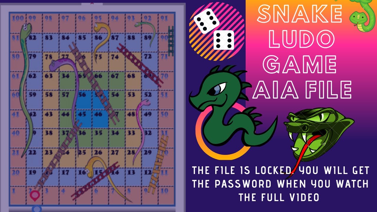 Ludu Snake Game Aia Kodular Free Download - YouTube