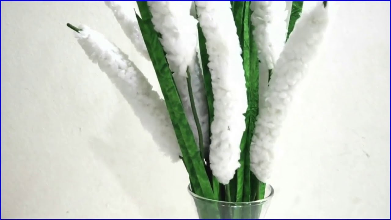 DIY fruit foam net flower craft for home decor best out of waste - YouTube