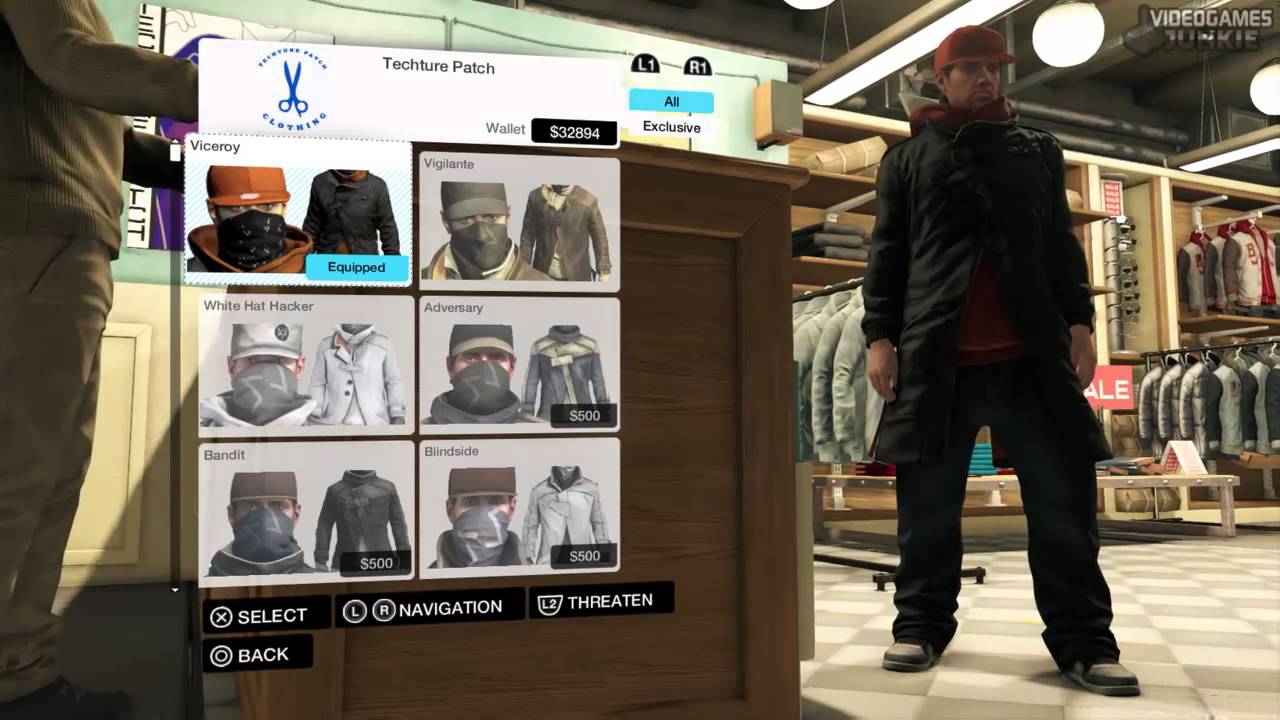 WATCH DOGS™ Video Game Walkthrough - Viceroy & White Hat Hacker Outfits ...