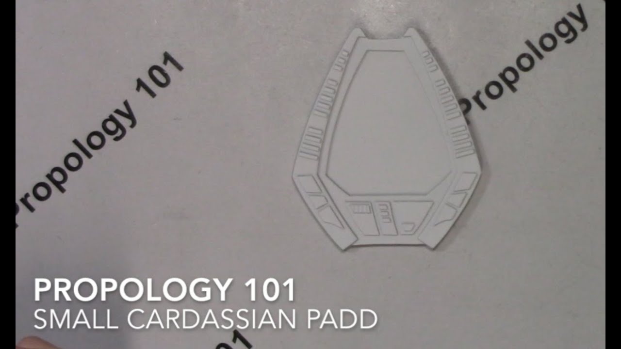 Small Cardassian Padd - YouTube
