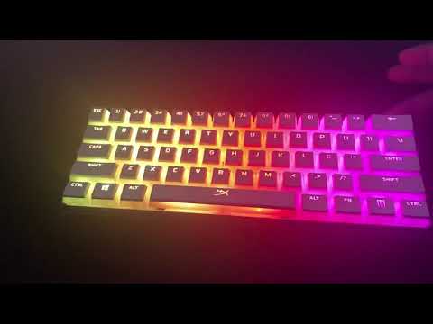 WHITE PUDDING KEYCAPS HYPER X !!!!!!!! | on a Ducky one 2 mini ...