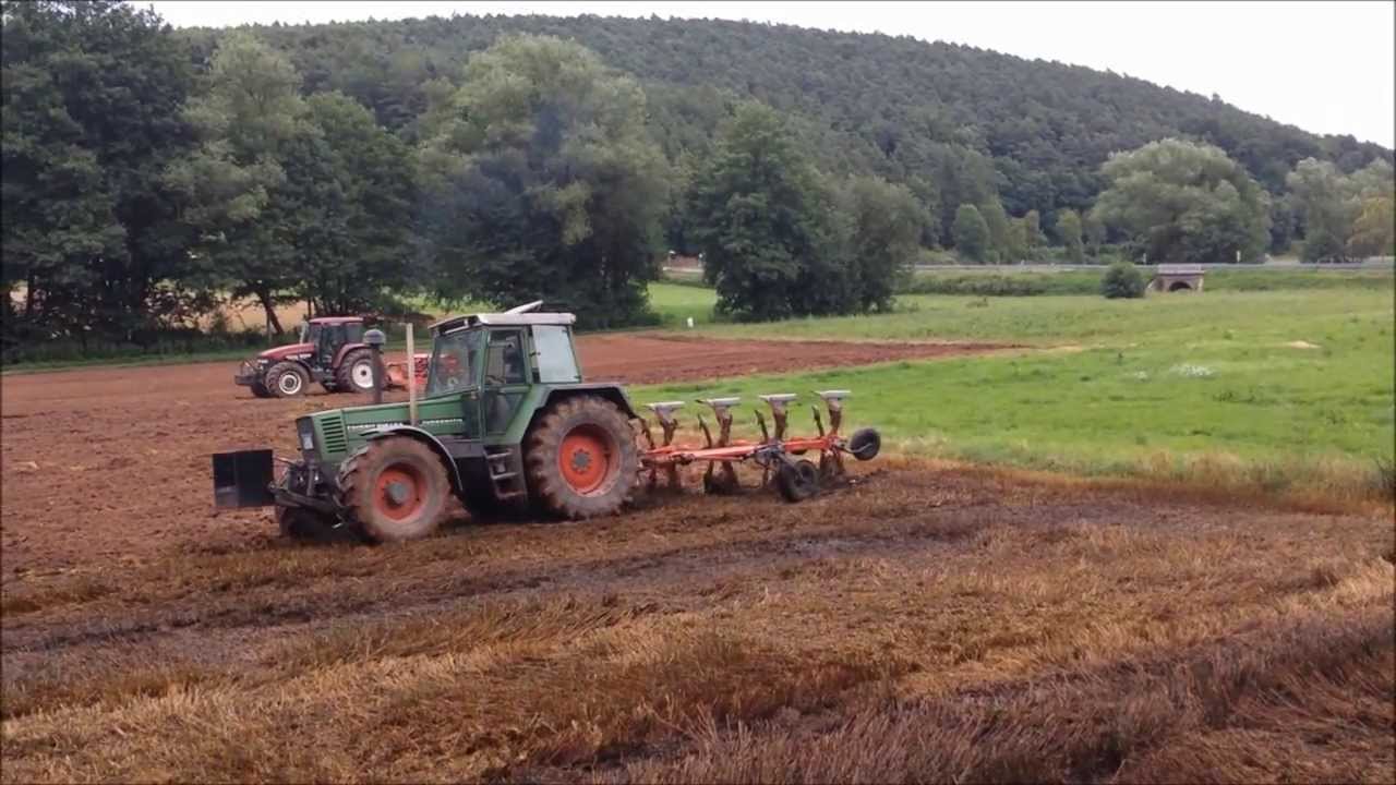Pflügen 2013 mit Fendt Favorite 614 LSA Turbomatik und und Kuhn Master ...