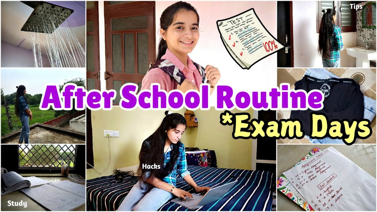 AFTER SCHOOL ROUTINE *EXAM EDITION #school - YouTube