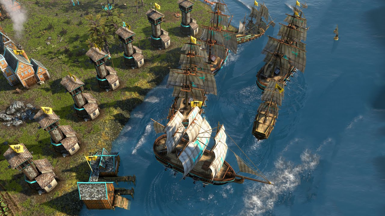 Age of Empires 3 Definitive Edition - 1v1 MODERATE AI - YouTube