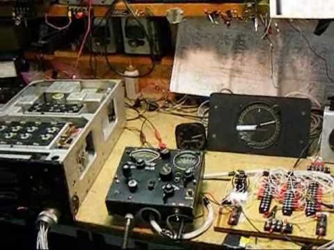 WWII ARN-7 Military Aircraft Radio Compass Bench Test - YouTube