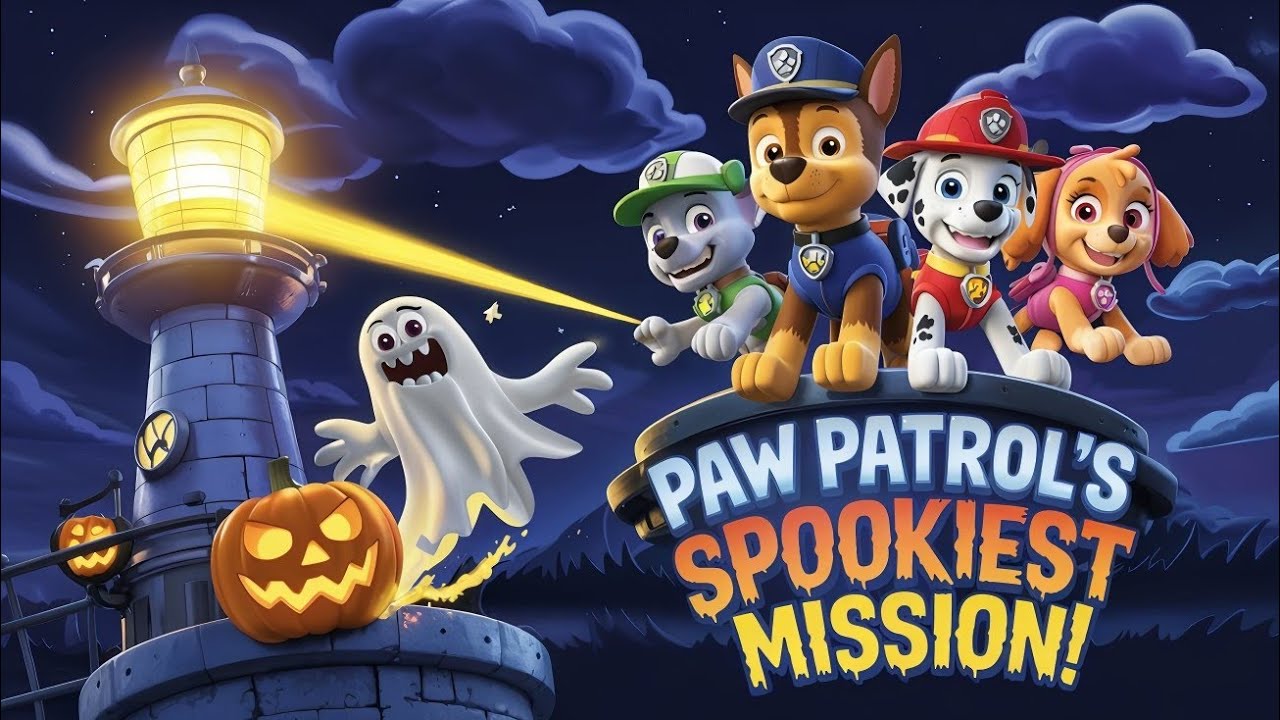 A Spooky Pup Rescue Adventure🎃 ||PAW PATROL THE HOWLING HALLOWEEN HEIST ...