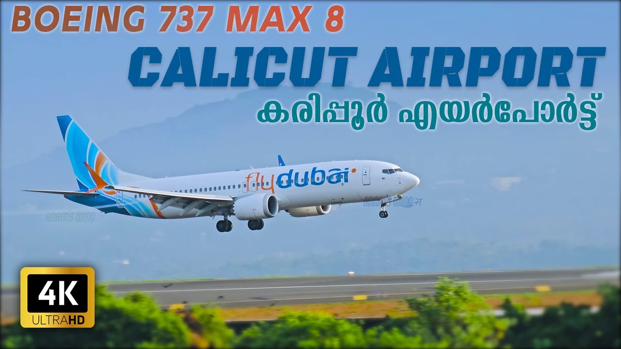 Fly Dubai Landing and Take off from Calicut Airport #ccj #dxb # ...
