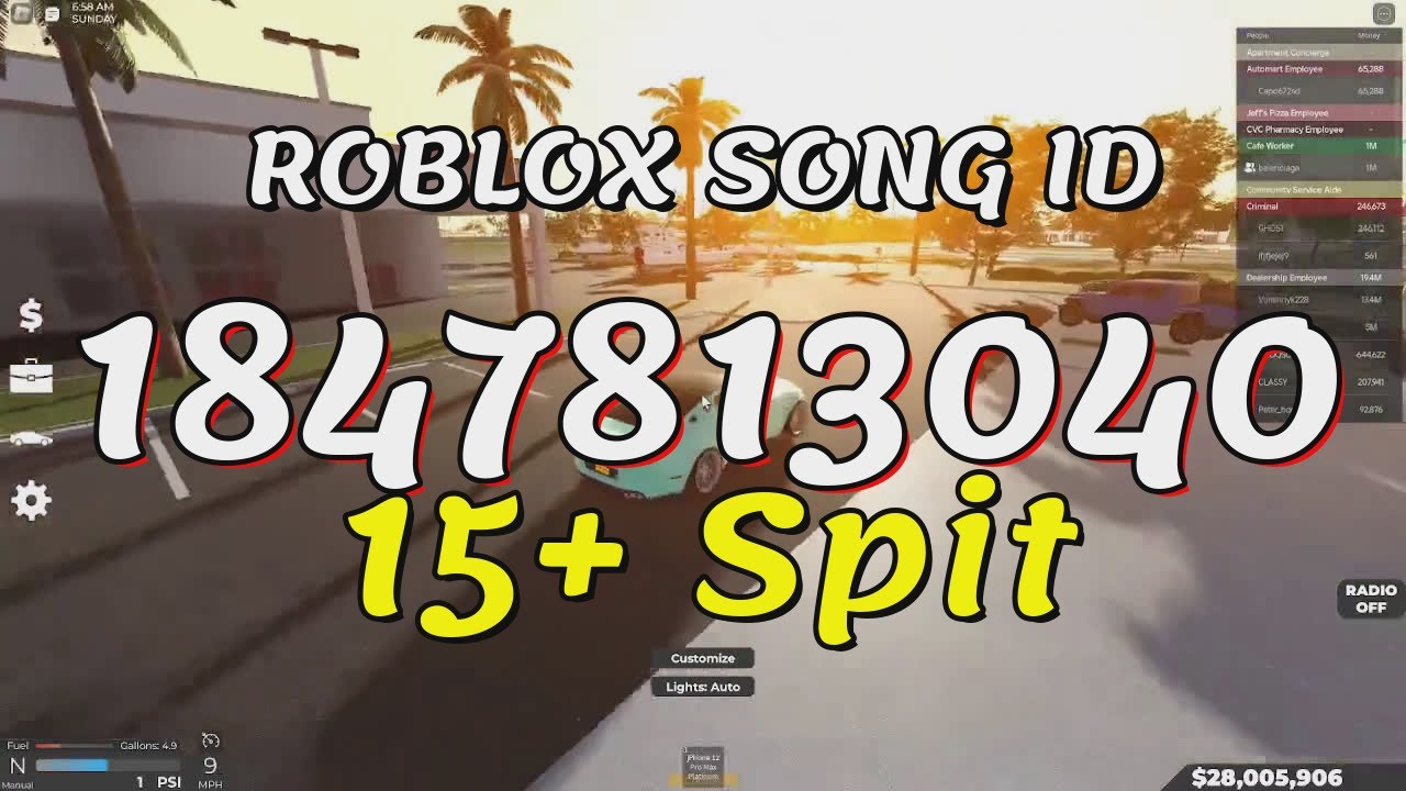 15+ Spit Roblox Song IDs/Codes - YouTube