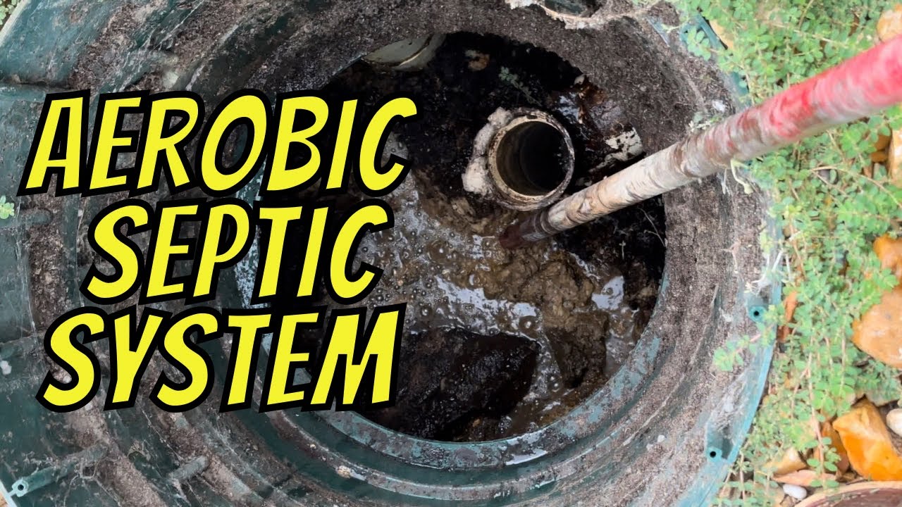 Pumping out an Aerobic Septic System - YouTube