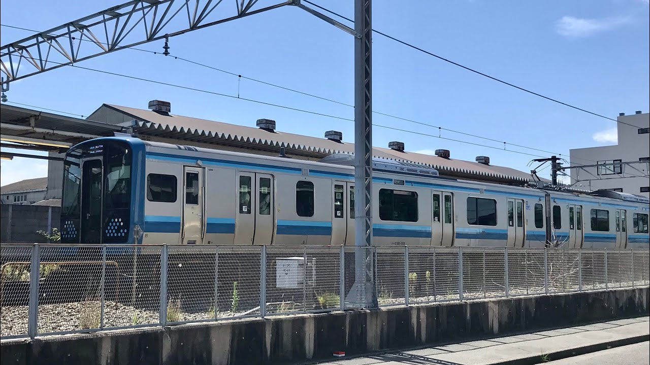 JR東日本E131系コツG-03編成（E131系500番台。日立ハイブリッドSiC（IGBT素子）-2レベルVVVF制御・TDカルダン） - YouTube