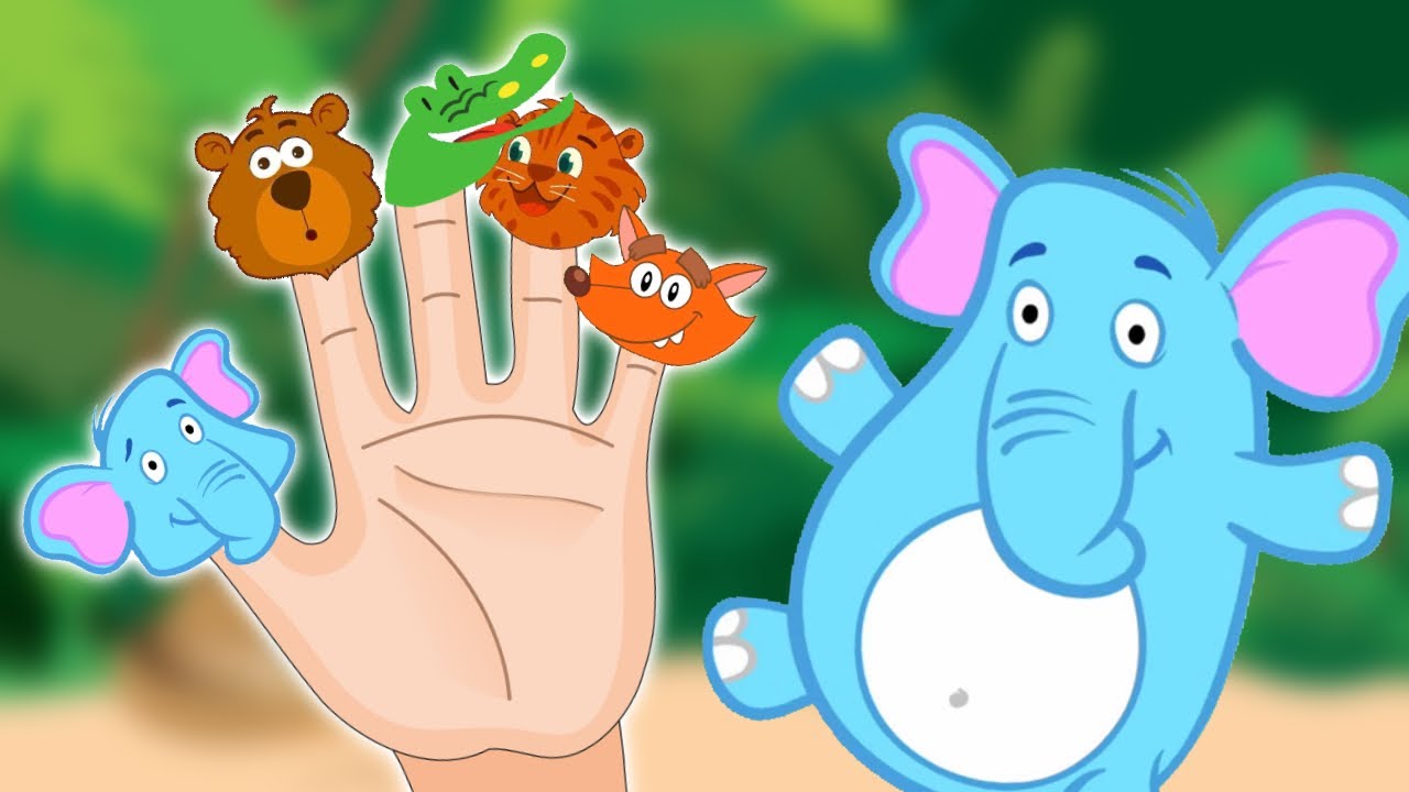 Learn Animals - Wild Animals Finger Family | Finger Family Rhymes ...