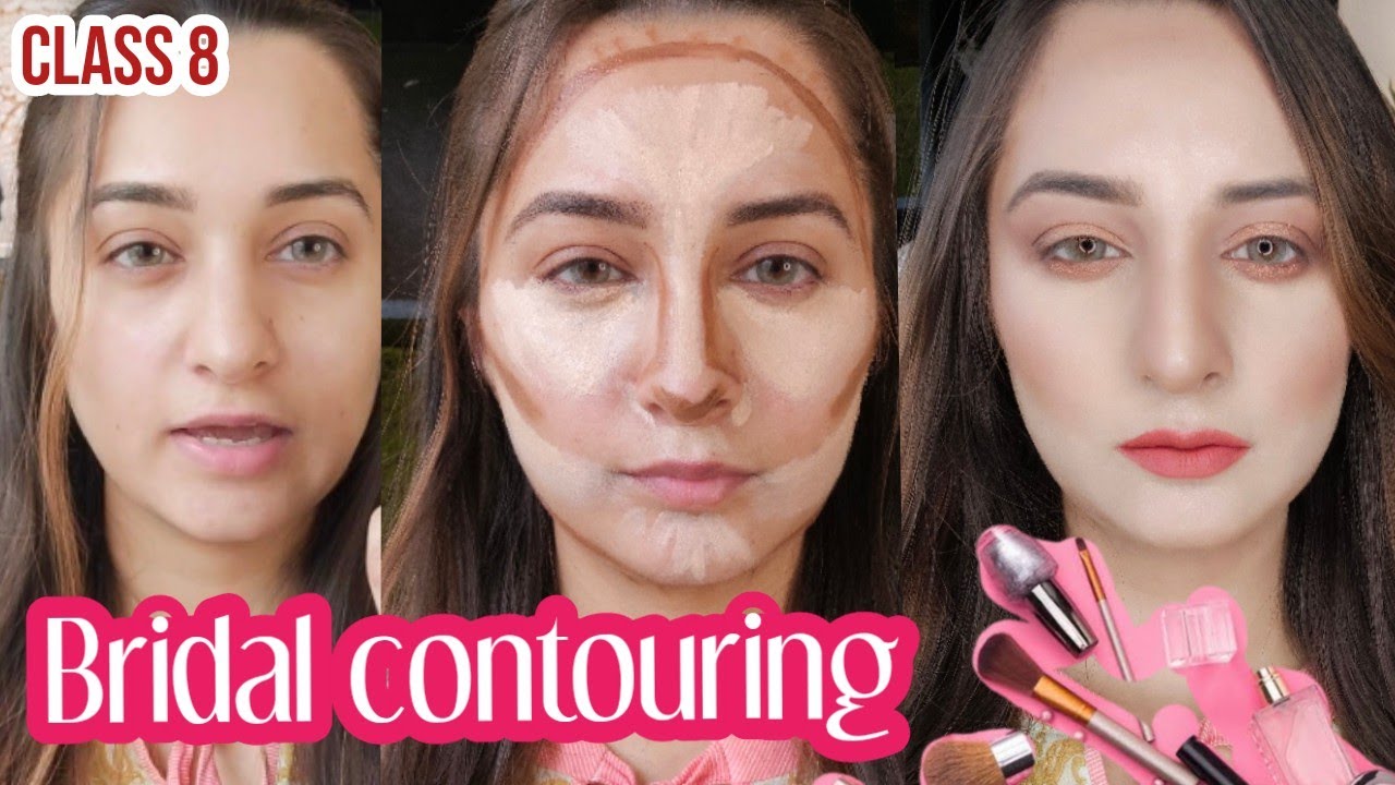 how to contour your face for beginners | bridal contouring makeup ...