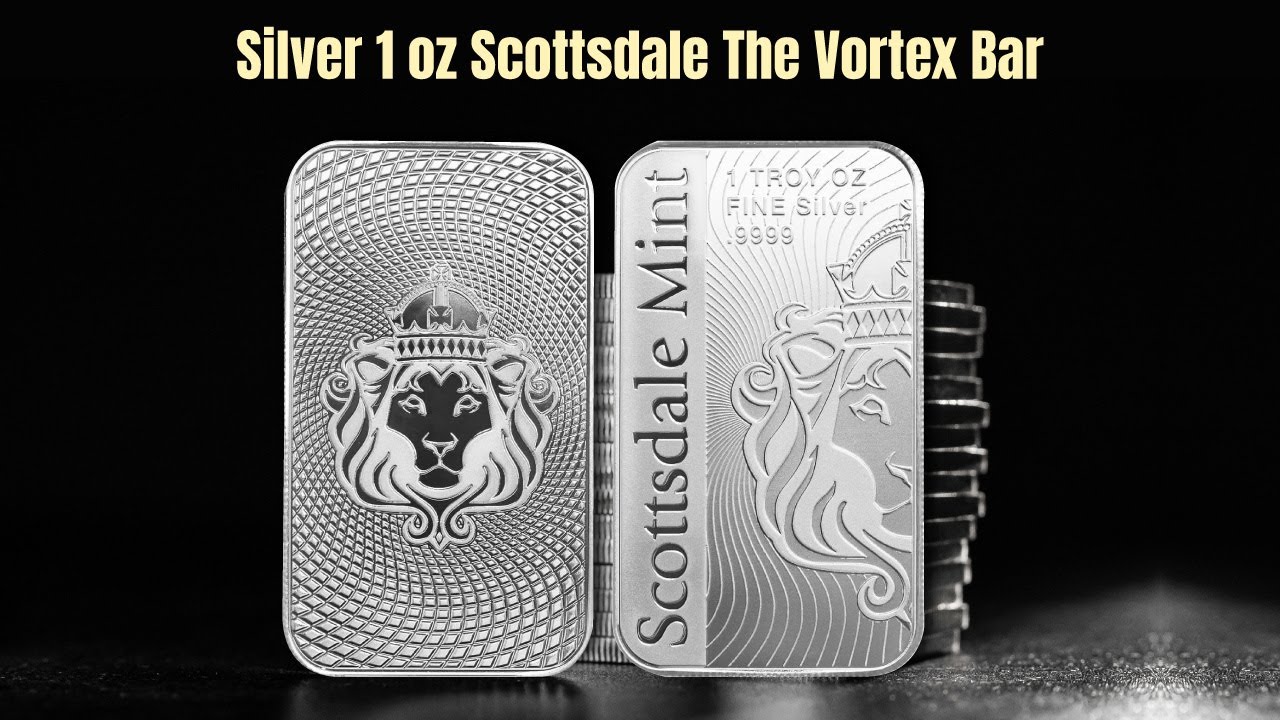 A Closer Look at the Silver 1 oz Scottsdale The Vortex Bar - YouTube