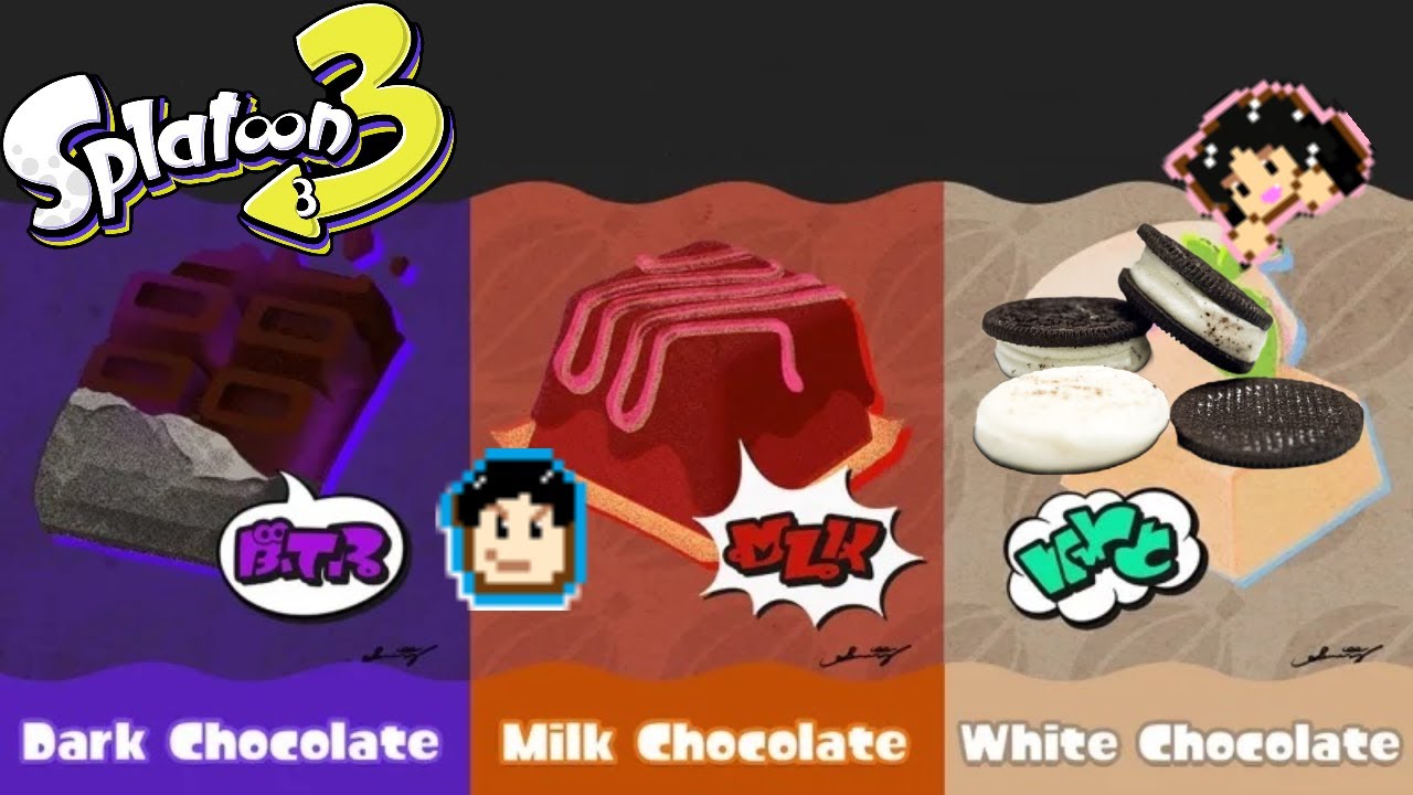 Splatoon 3 Choosing a Splatfest Team - Dark, Milk, White - YouTube