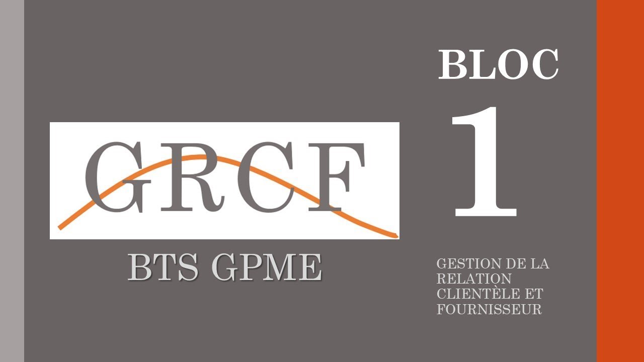 🔍 GRCF – Analyse du processus commercial (BTS GPME, Bloc 1) – Vidéo ...