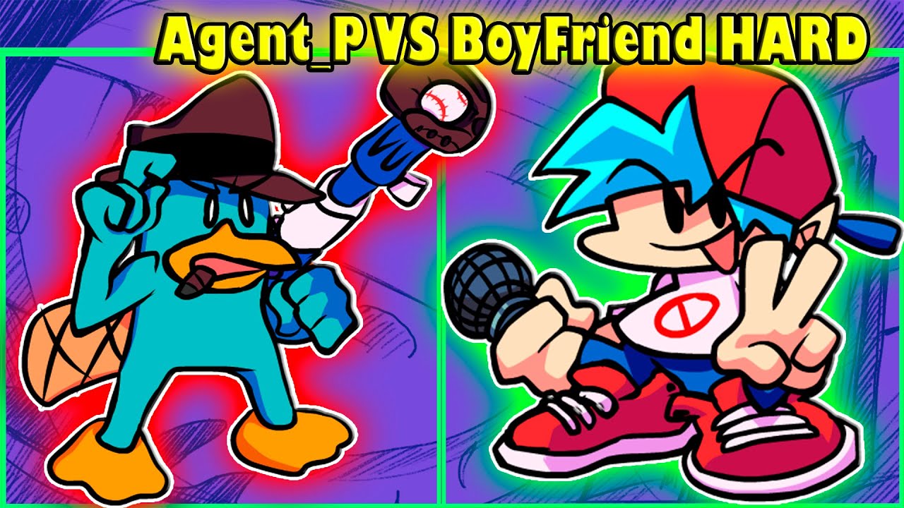 FNF - Agent P VS BoyFriend (Friday Night Funkin') (FNF Mod) - YouTube