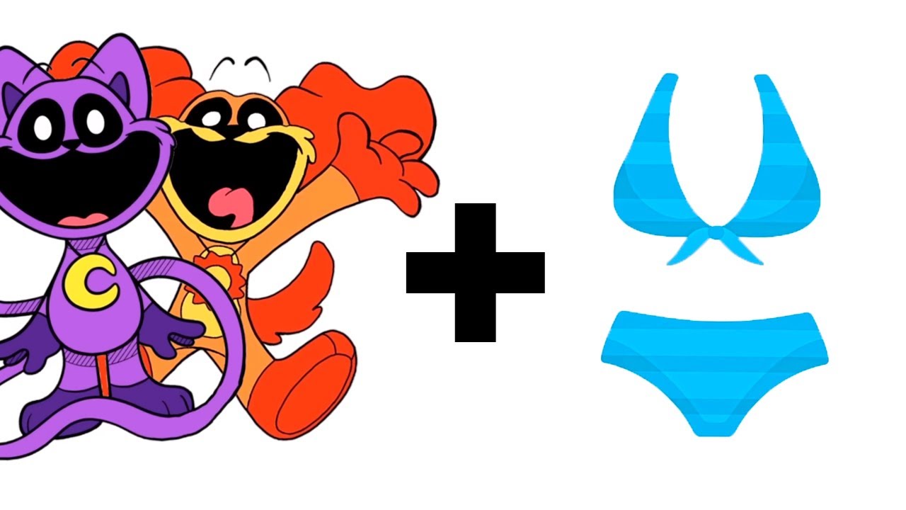 CATNAP and DOGDAY + SWIMWEAR =??? Poppy Playtime Chapter 3 Animation ...