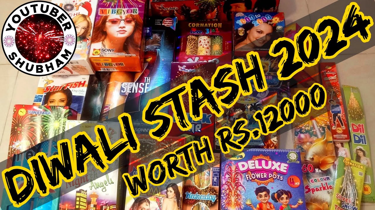 New Diwali Stash 2024 from Punjab with Retail Prices - Fireworks & Crackers - YouTube