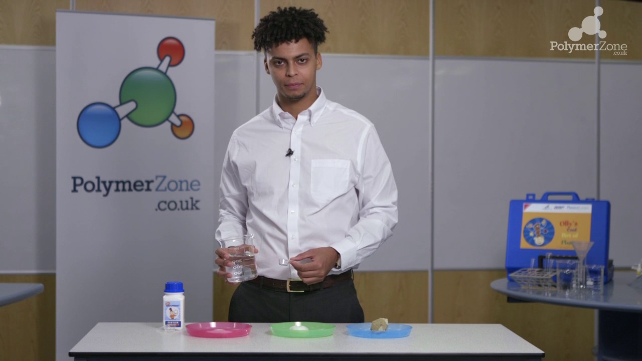 Soak up an amazing amount of water with this material! - YouTube