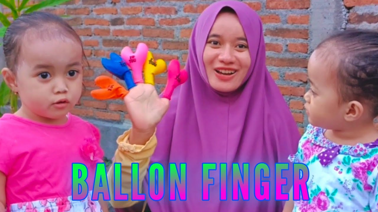 Ballon Finger Family | Nursery Rhymes & Fun Songs For Kids with Kayla ...