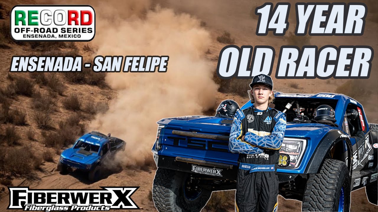 Connor McNeil's First Race In a Trophy Truck Spec! - YouTube