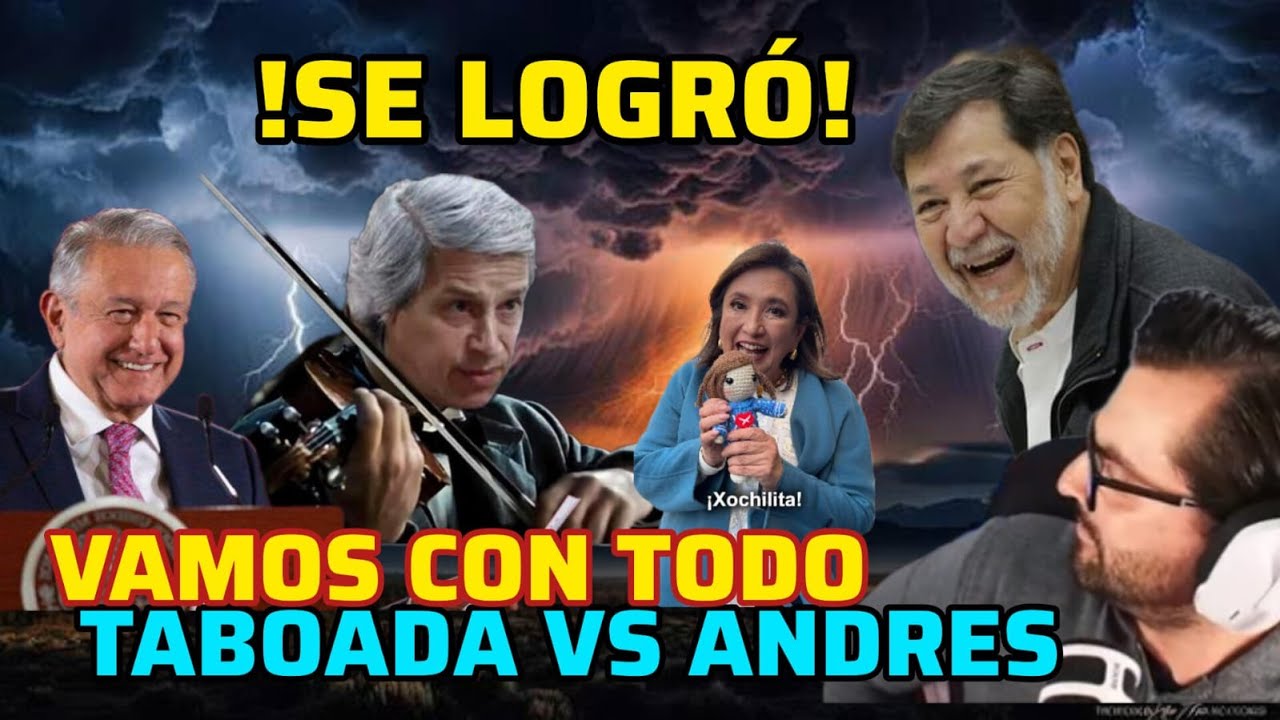 Taboada vs Andrés. Toooooodo es culpa de la 4t. - YouTube