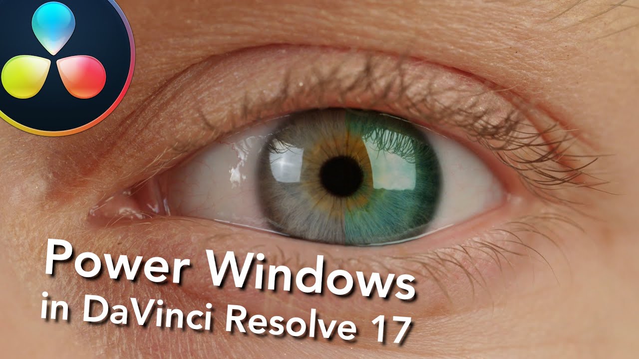 Color Grading with Power Windows in DaVinci Resolve 17 - YouTube