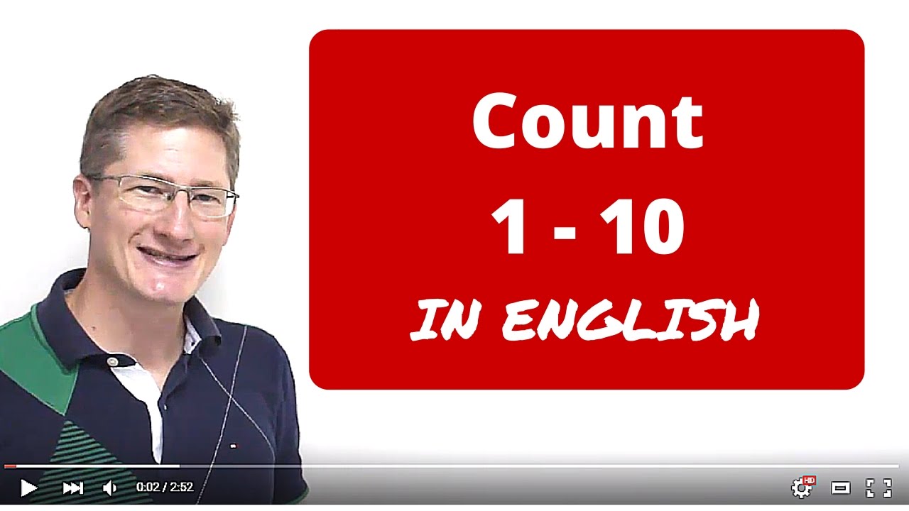 How To Count To Ten In English [With Phrases] - YouTube