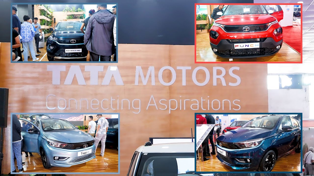 NADA Auto Show 2023 Nepal Tata Stall (Tiago EV, Nexon EV Max & Tata ...