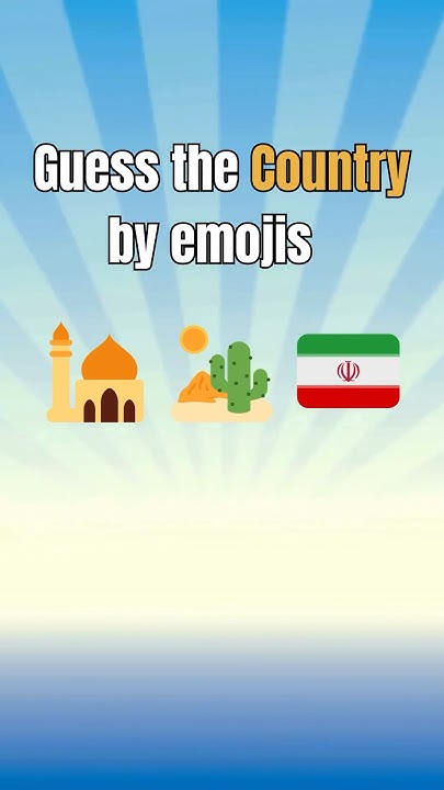 Guess the country by emojis #37 - YouTube