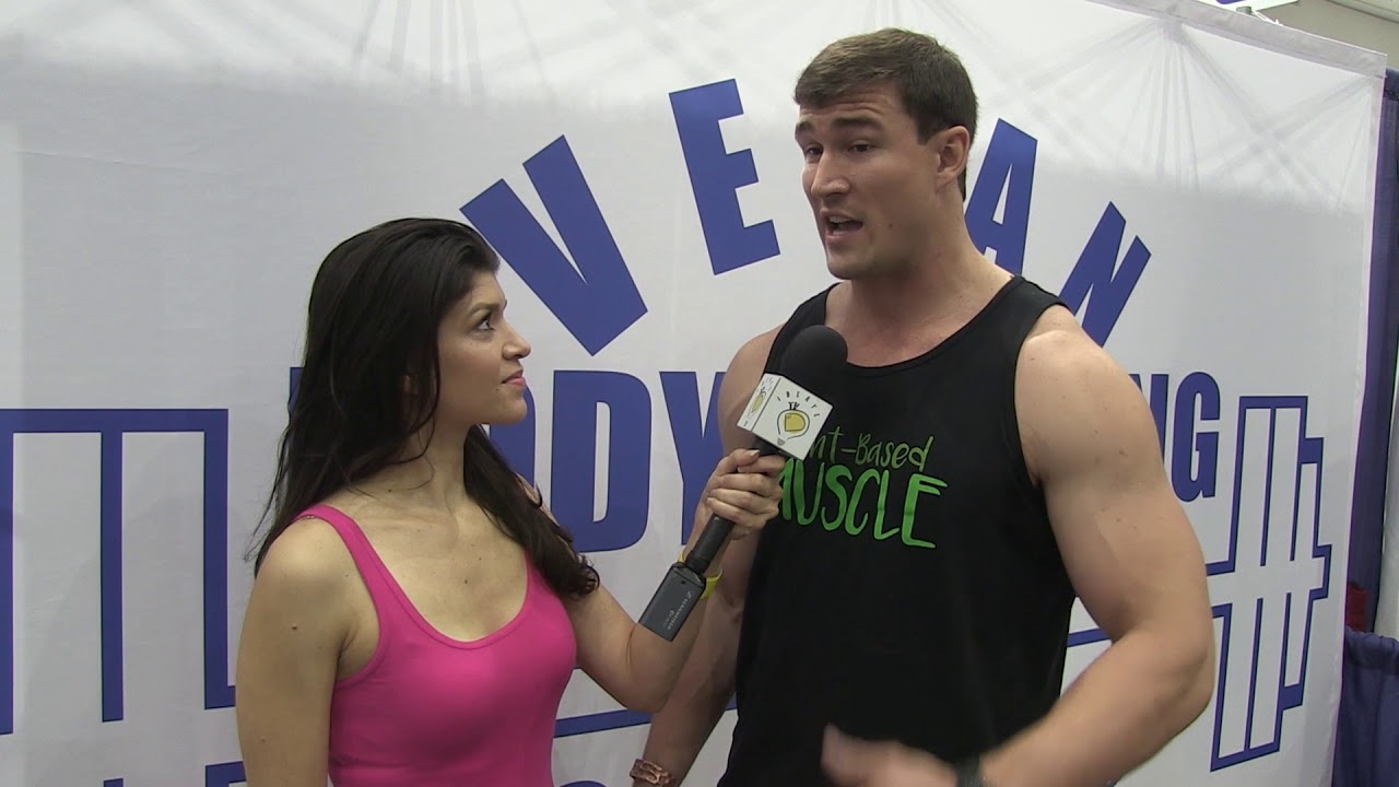 Ryan Nelson Vegan Body Builder - The Fit Expo LA 2018 - YouTube