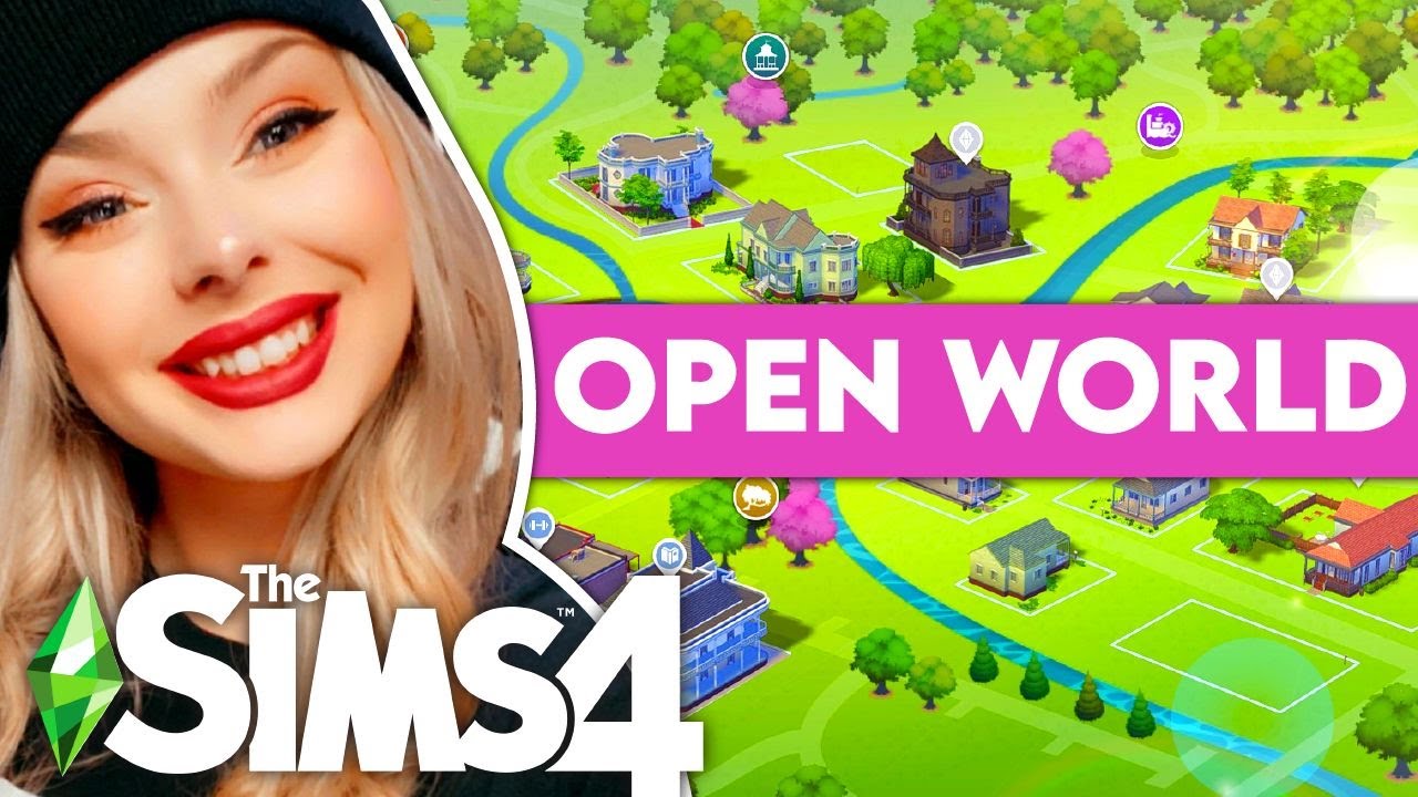 Building an OPEN WORLD Willow Creek?? // Sims 4 Tiny Worlds Build ...