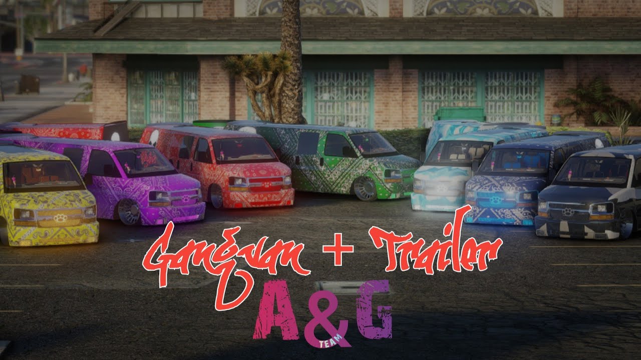 Gangvan + Trailer by A&G Team | GTAV | FiveM | Showcase - YouTube