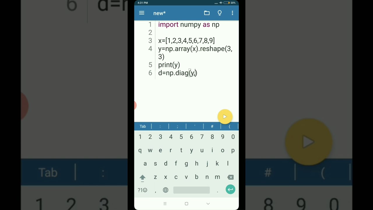 Find Sum Of Diagonal Elements Of Matrix In Python Shorts YouTube Find Sum Of Diagonal Elements Of Matrix In Python Shorts YouTube