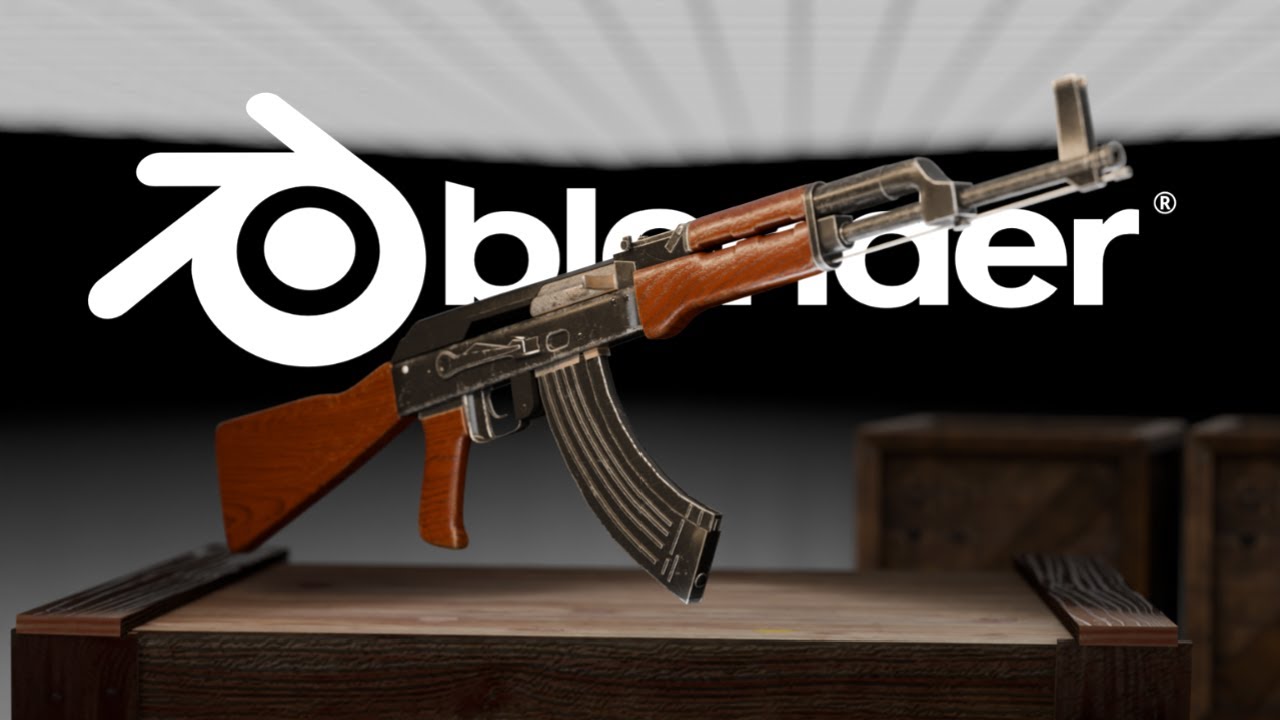 How to Make Realistic Guns in Blender - YouTube