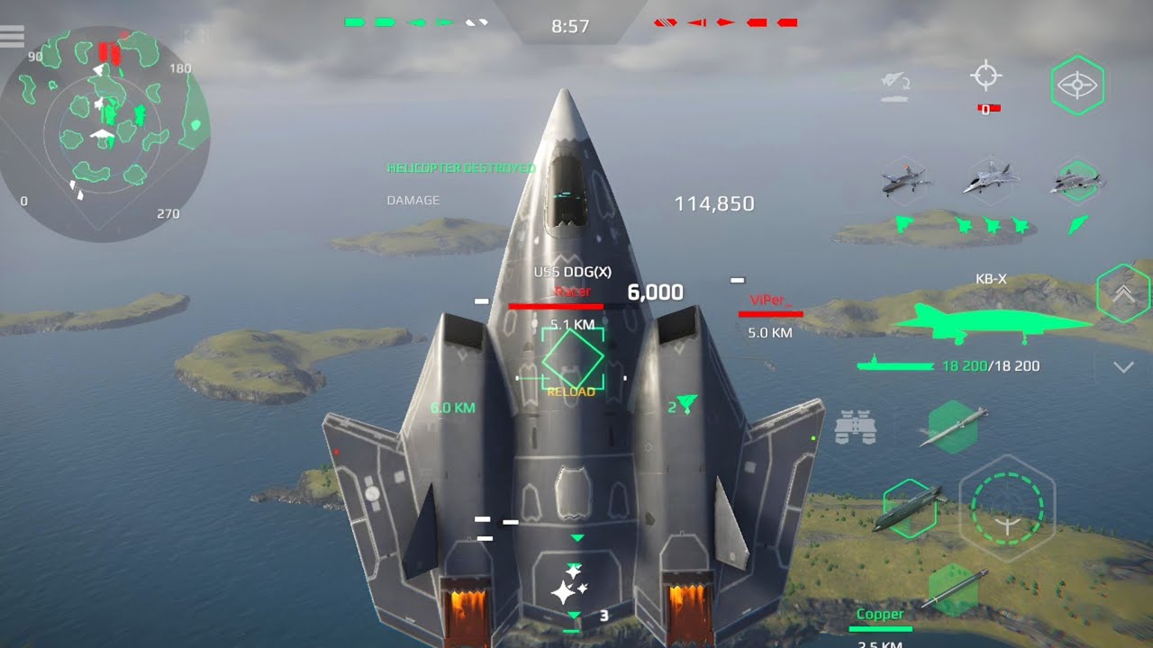 New Battlepass Korean bomber KB-X Alpha Test gameplay : Modern Warships ...
