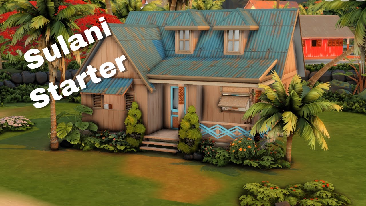 Sulani Starter Home l The Sims 4 Speed-Build - YouTube