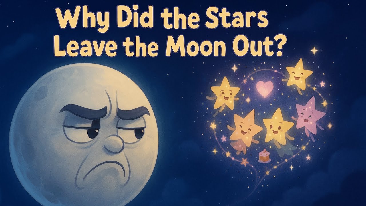 Why did the Stars leave the Moon out? 🌙 | Bedtime Story for Kids - YouTube