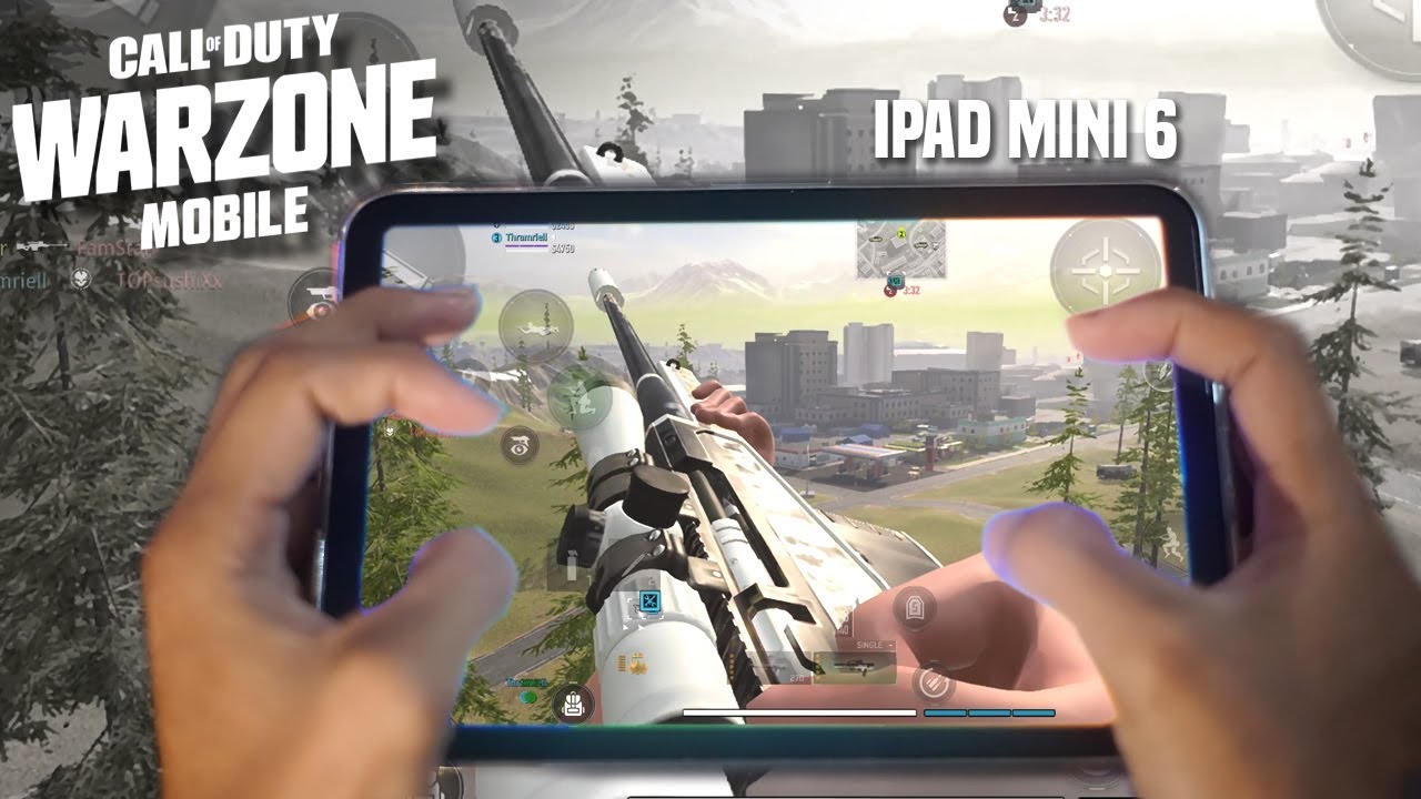 CALL OF DUTY: WARZONE MOBILE MAX GRAPHIC⚡️ IPAD MINI 6 GAMEPLAY 60 FPS ...