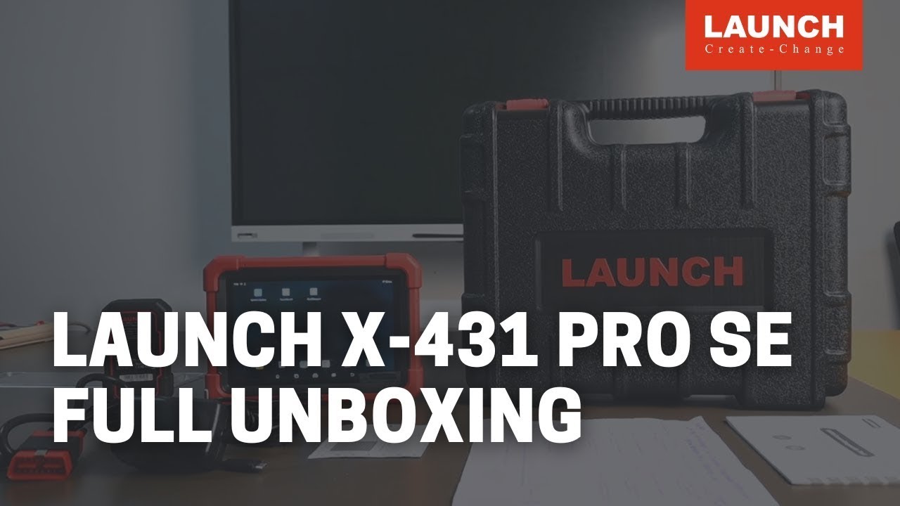 Launch X 431 Pro SE - Unboxing - YouTube
