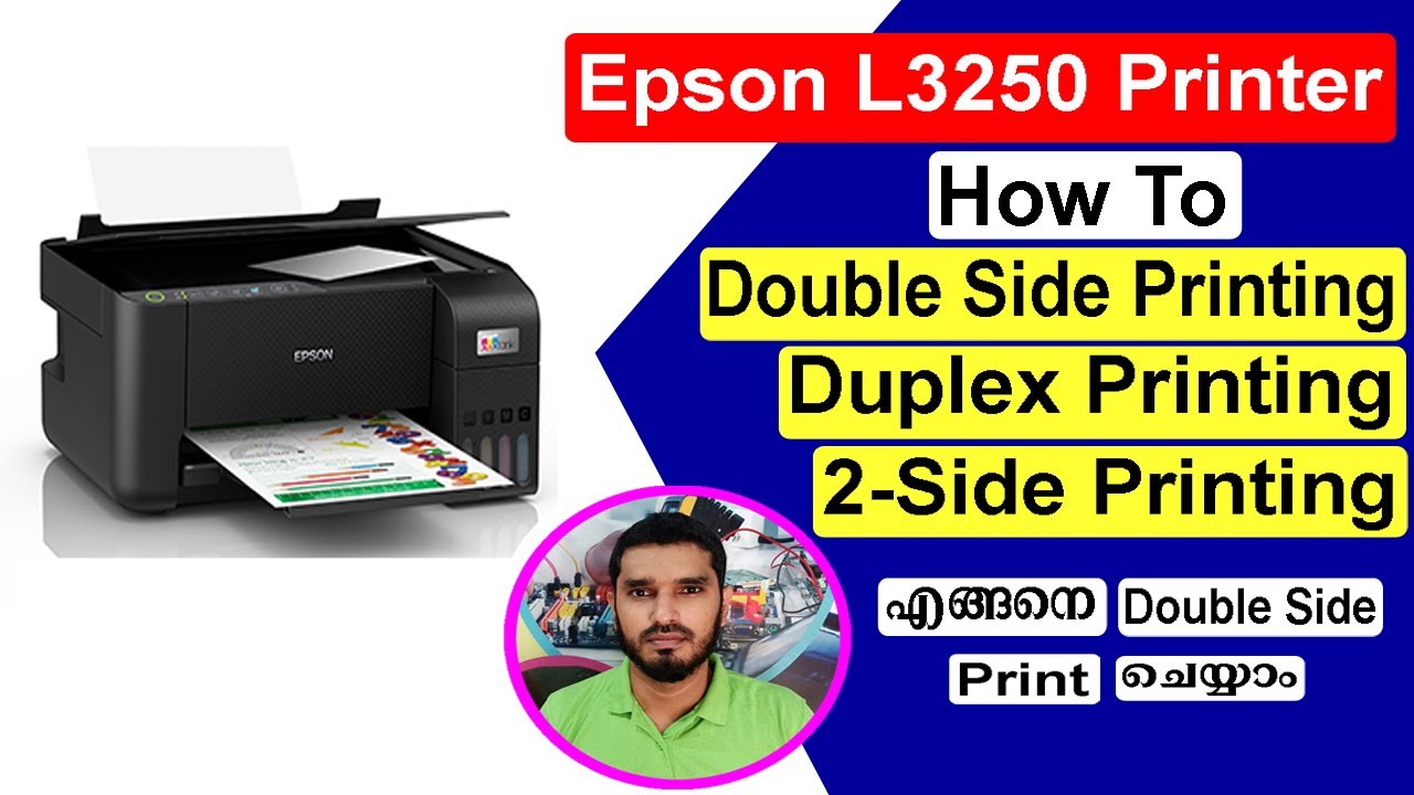 Epson L3250 Printer Double Side Printing II How To 2 Side Duplex Epson L3250 Printer Double Side Printing II How To 2 Side Duplex
