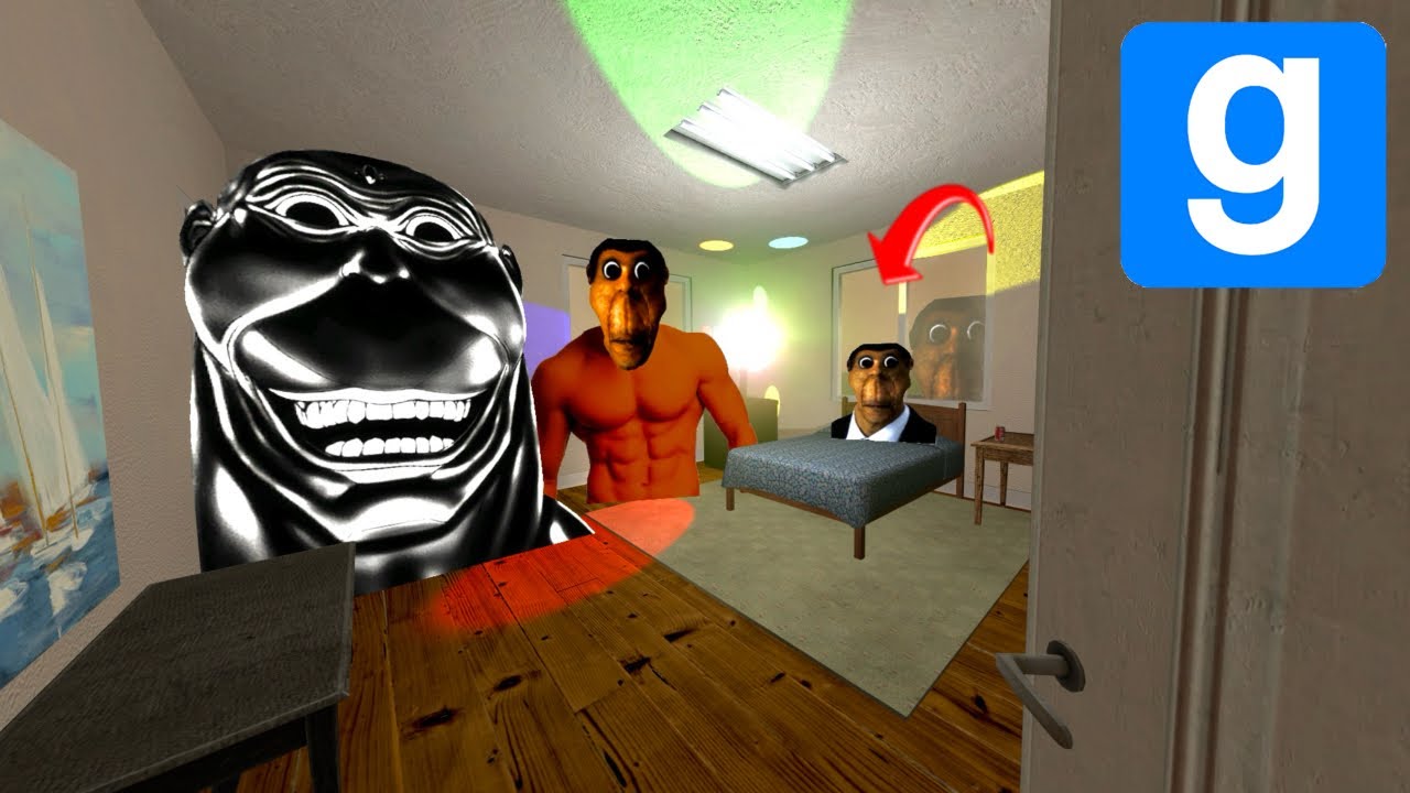 There is Nextbots Obunga in the House? - Garrys Mod - YouTube